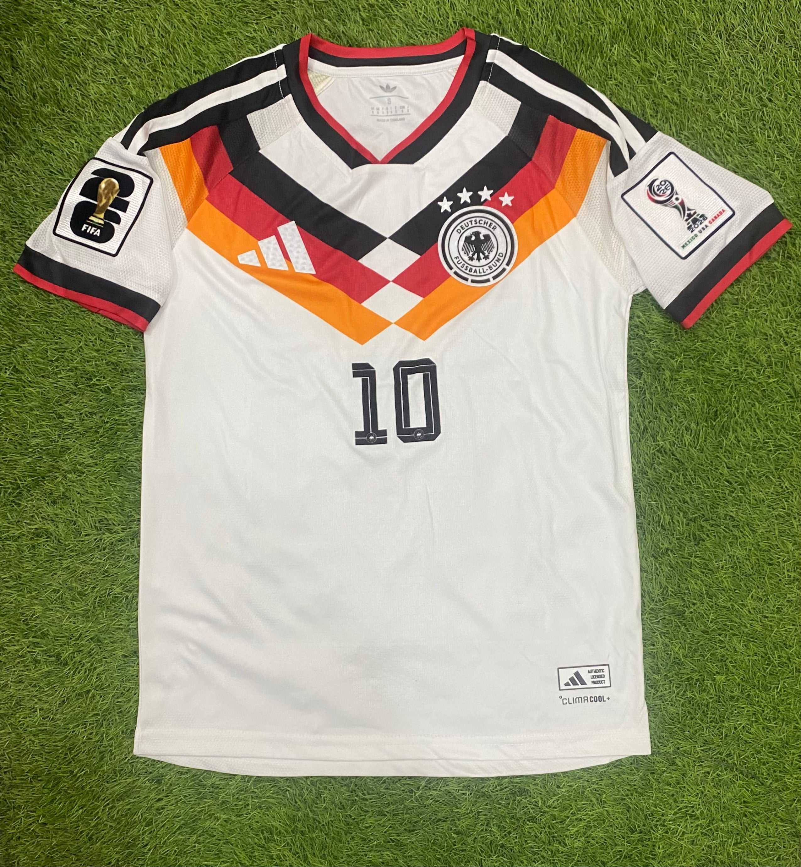 Germany Home Worldcup 2026 Player Version Logos (half sleeves) – Wearsium